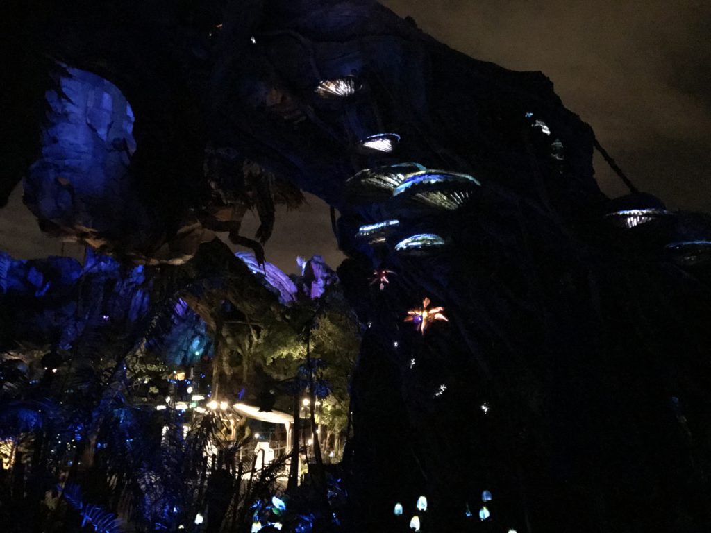 Pandora: The World of Avatar Comes Alive at Night; While the Tree of ...