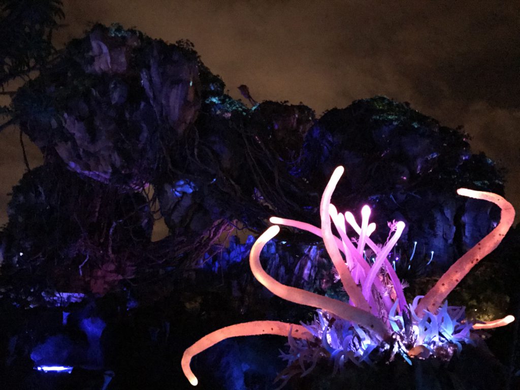 Pandora: The World of Avatar Comes Alive at Night; While the Tree of ...