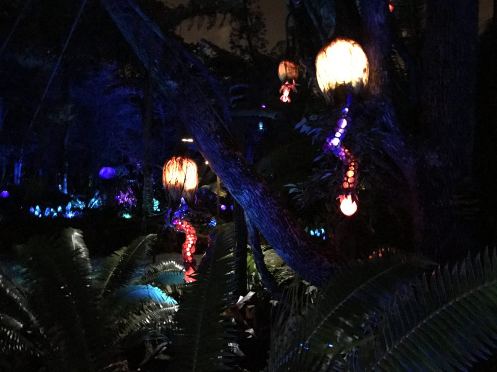 Pandora: The World of Avatar Comes Alive at Night; While the Tree of ...