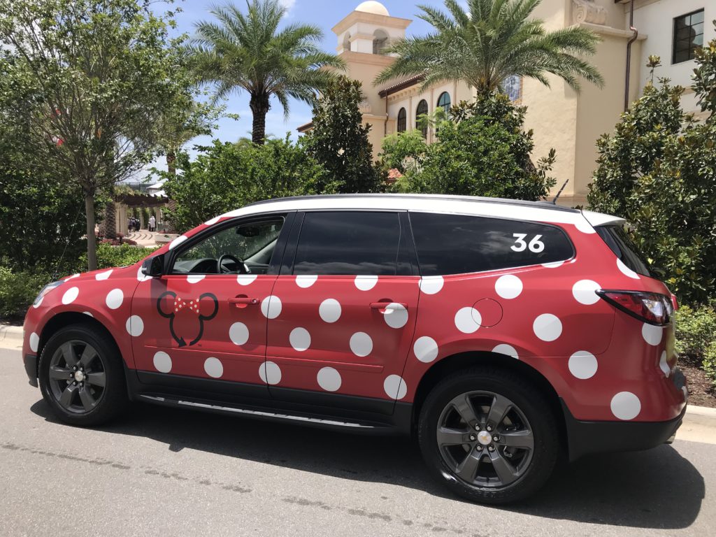 First Look - Walt Disney World's Minnie Van System - LaughingPlace.com