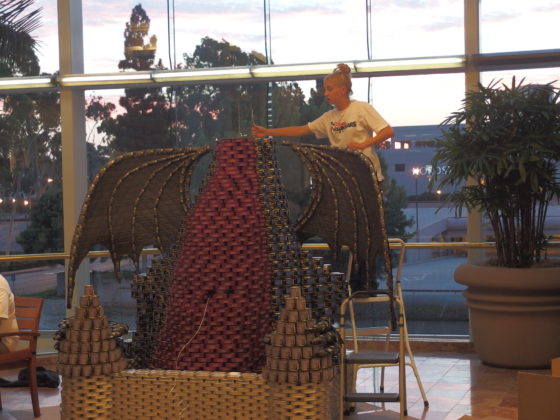 Disney Fights Hunger With a CANtasmic! CANstruction - LaughingPlace.com