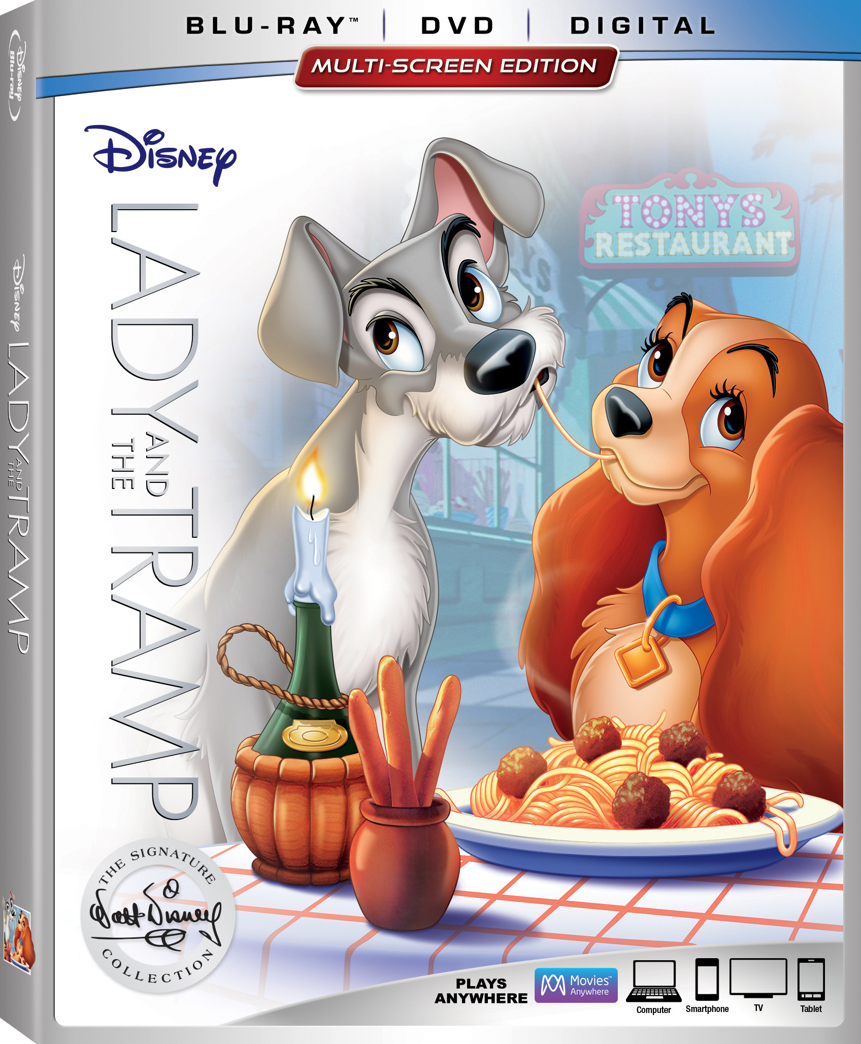 Blu-Ray Review: Lady and the Tramp (Walt Disney Signature Collection ...