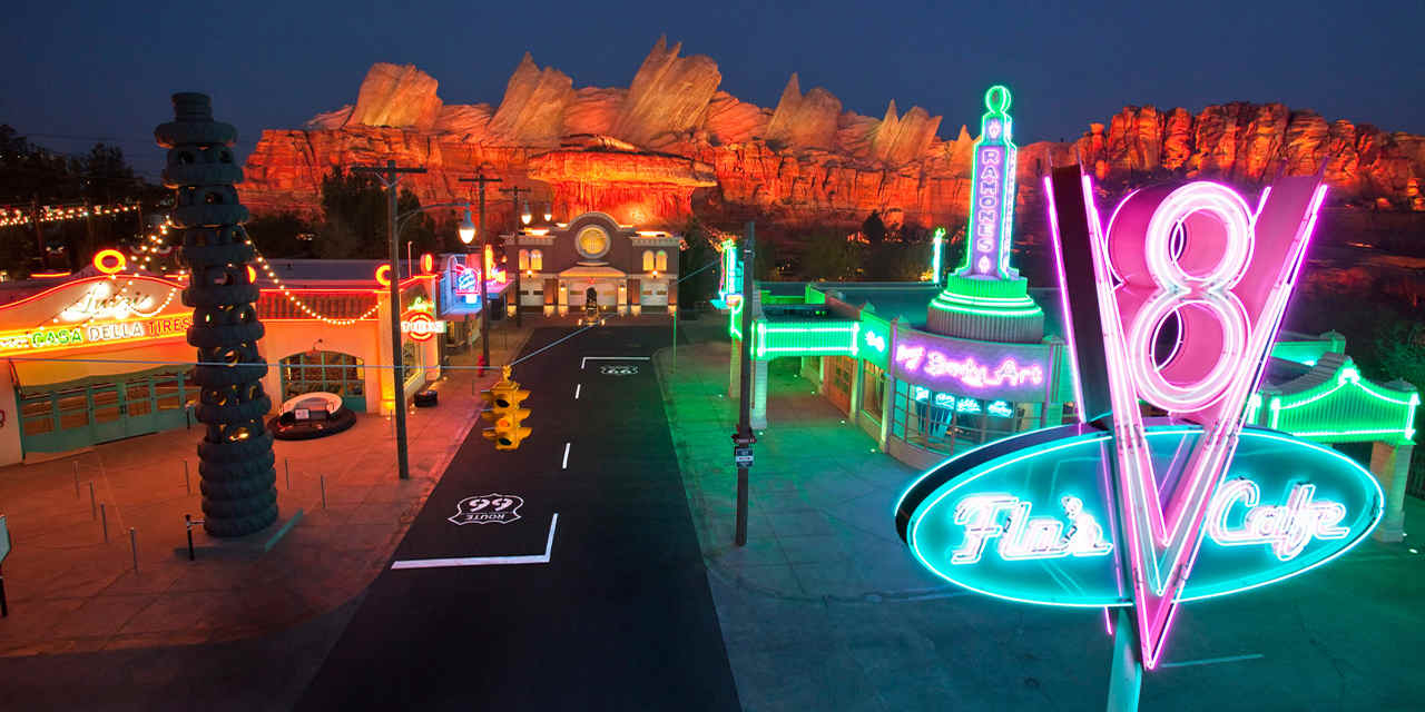 100 Days of Pixar: Cars Land - LaughingPlace.com