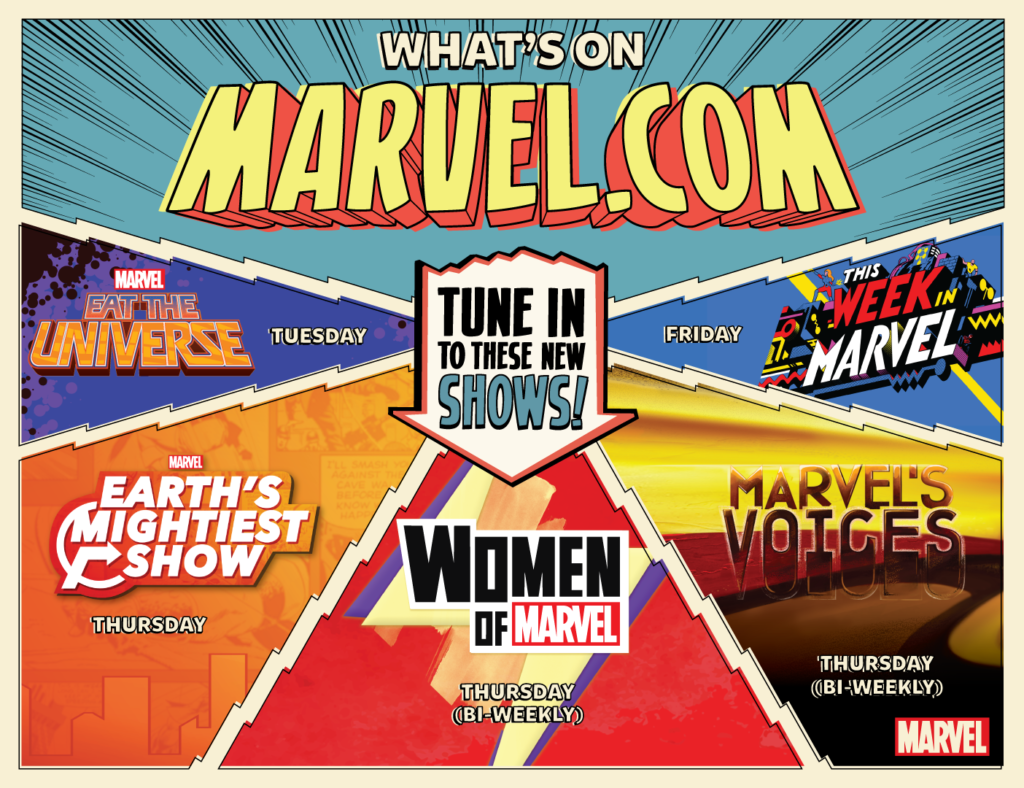 Marvel Announces New Digital Content Lineup - LaughingPlace.com