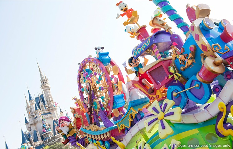 Disney Extinct Attractions: Disney on Parade, Jubilation, and Happiness ...
