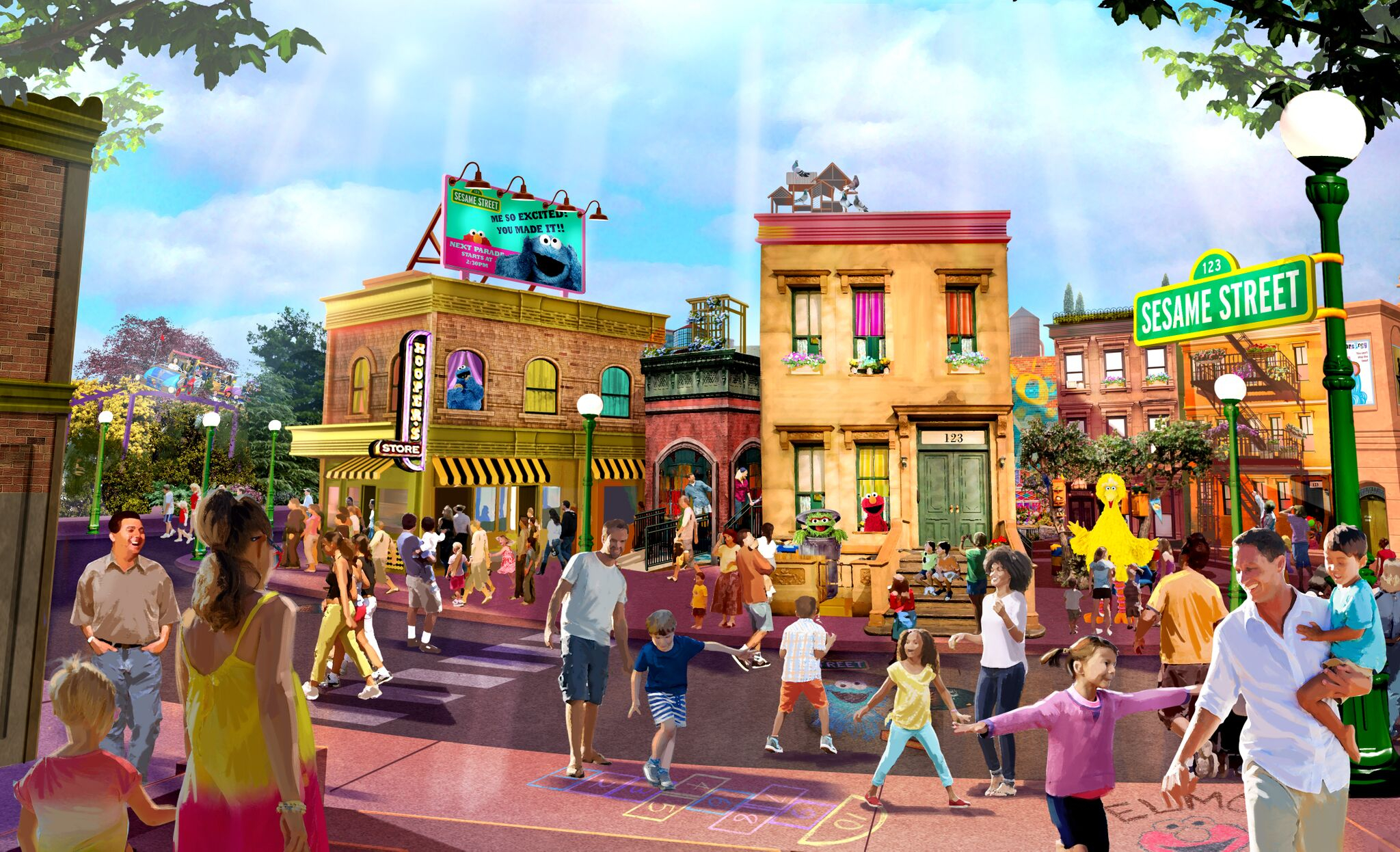 First Look at SeaWorld Orlando's Under-Construction Sesame Street Area ...