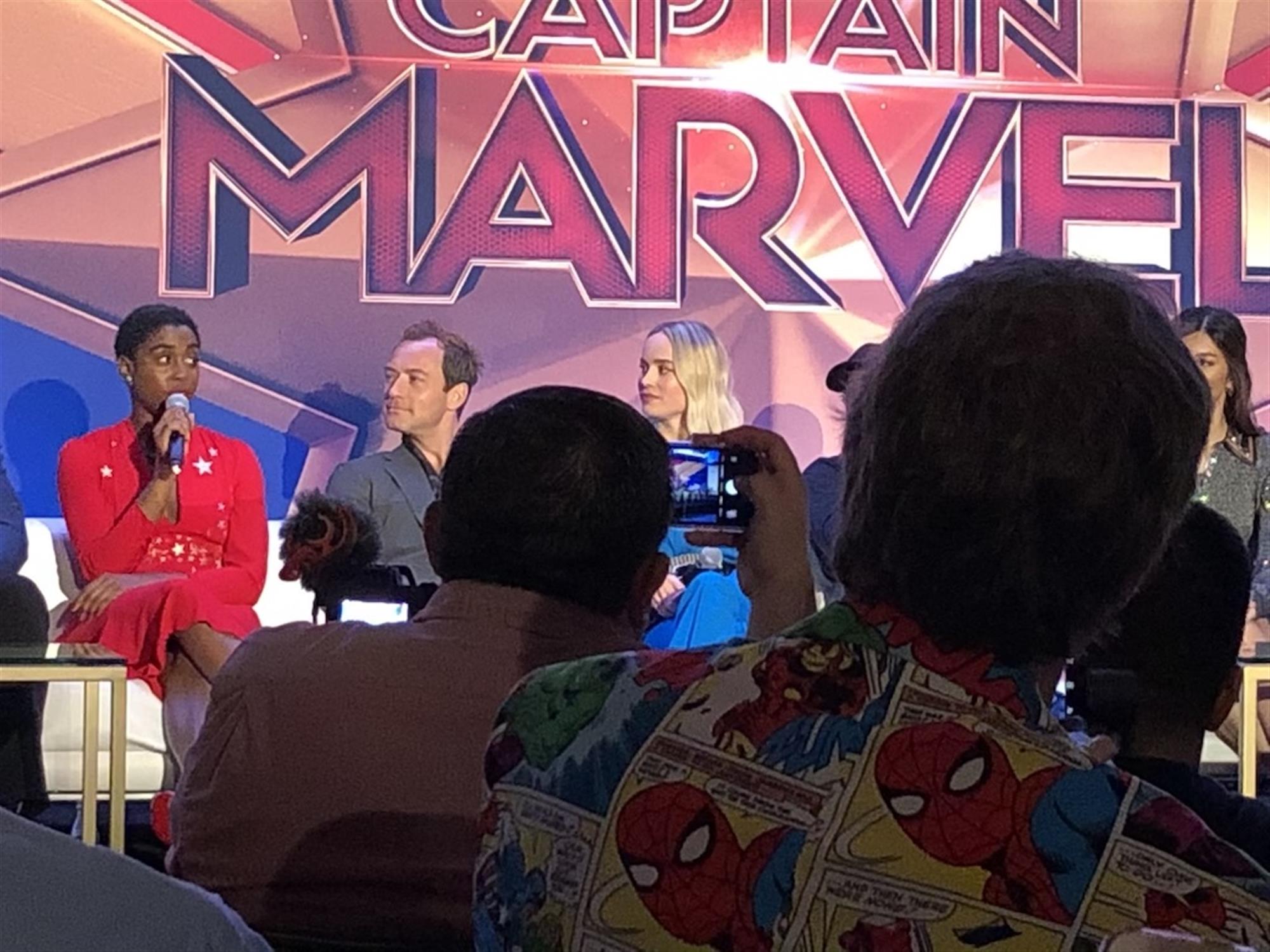 Captain Marvel's Brie Larson, Lashana Lynch Talk Character, Empowerment ...