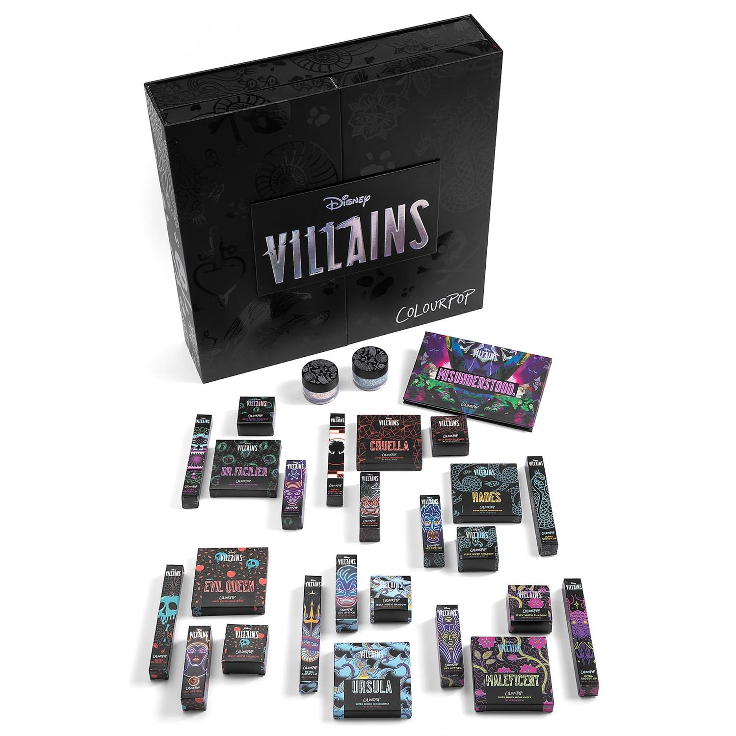 shopDisney Debuts Disney Villains Collection by ColourPop