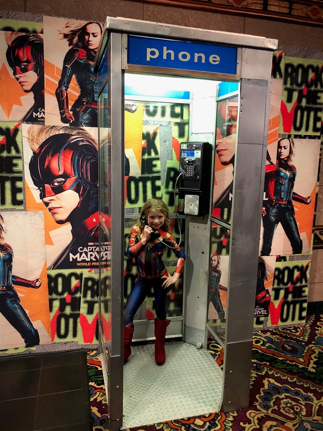 Hollywood’s El Capitan Hosts "Captain Marvel" Fans in Opening Night ...