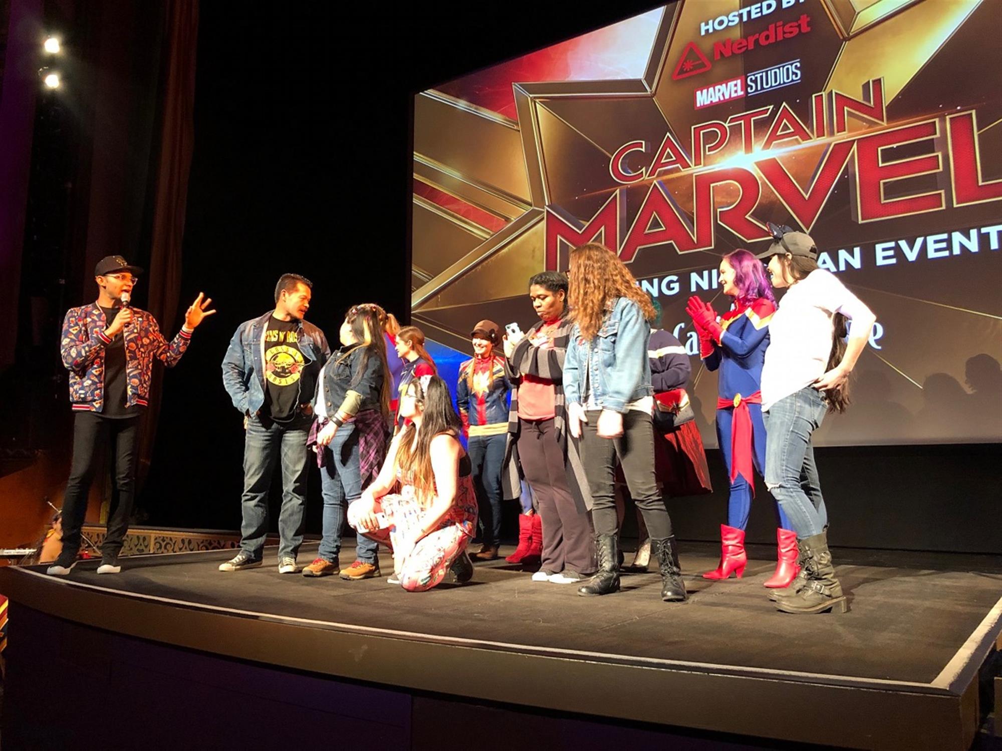 Hollywood’s El Capitan Hosts "Captain Marvel" Fans in Opening Night ...