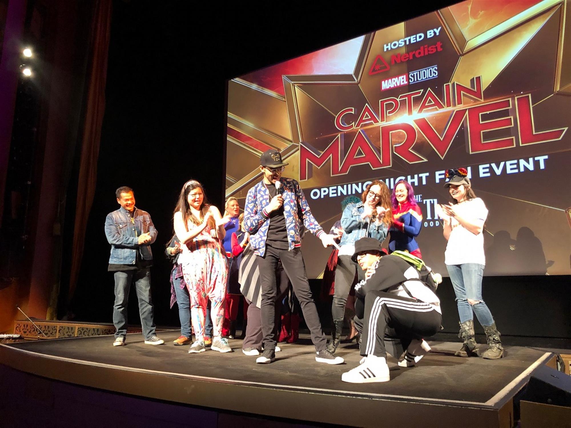 Hollywood’s El Capitan Hosts "Captain Marvel" Fans in Opening Night ...