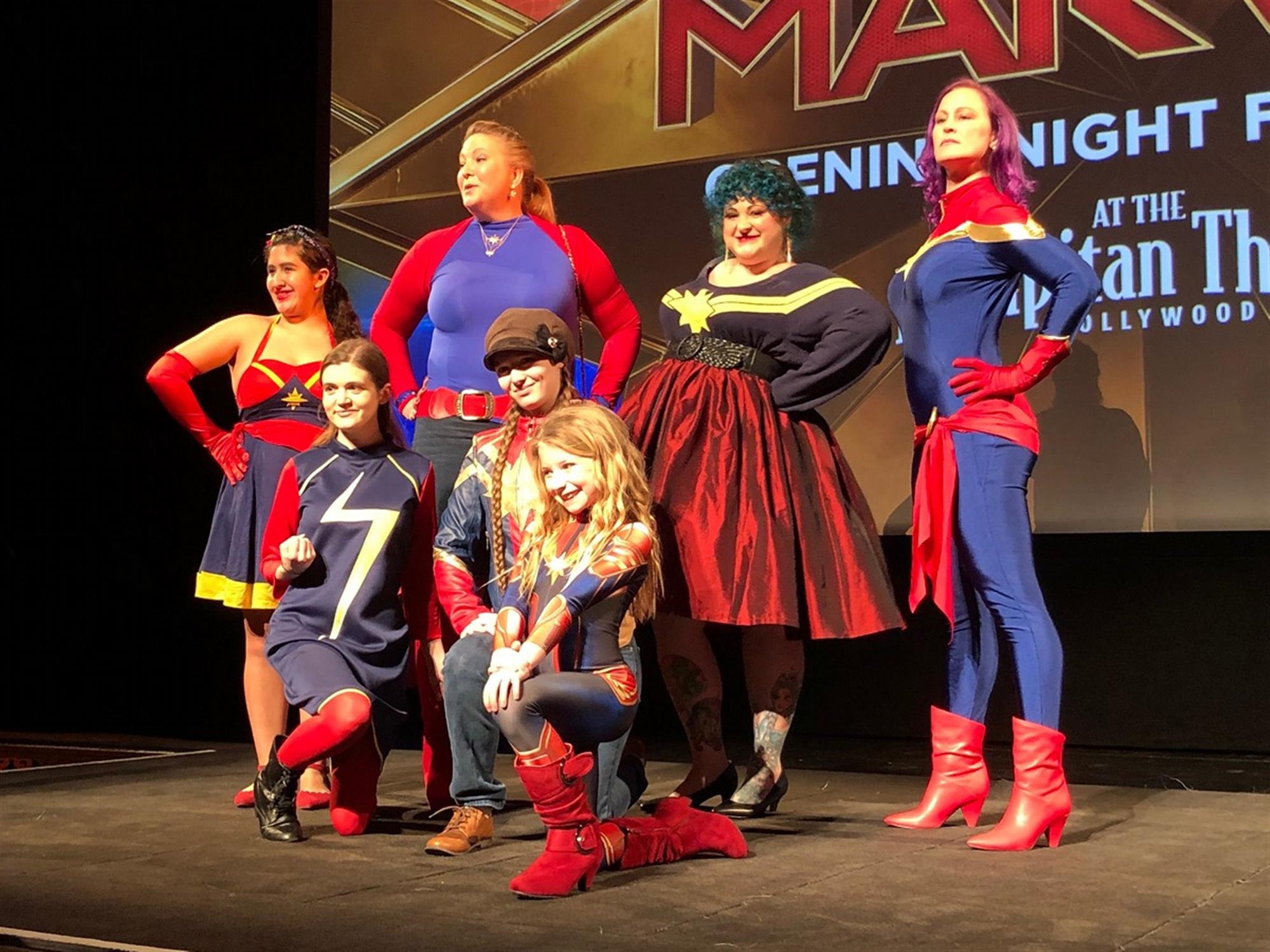 Hollywood’s El Capitan Hosts "Captain Marvel" Fans in Opening Night ...