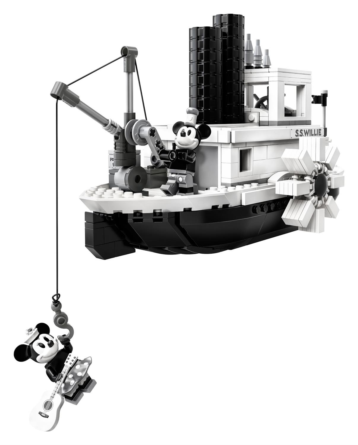 Official Mickey Mouse Steamboat Willie Building Set Revealed by LEGO ...