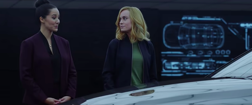 Captain Marvel Gets All Caught Up in New Audi Ad - LaughingPlace.com
