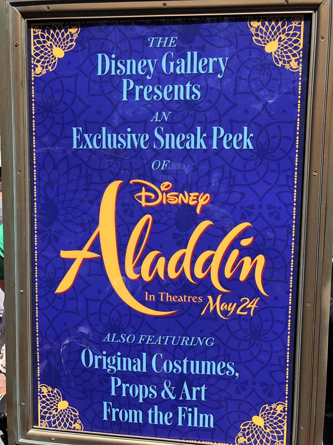 Video: "Aladdin" Sneak Peek Arrives at Disneyland's with Props ...