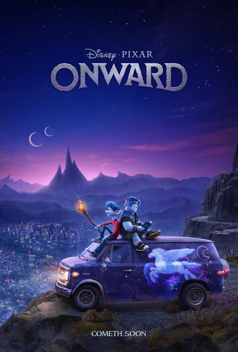 Check out the First Trailer and Poster for Pixar's "Onward"