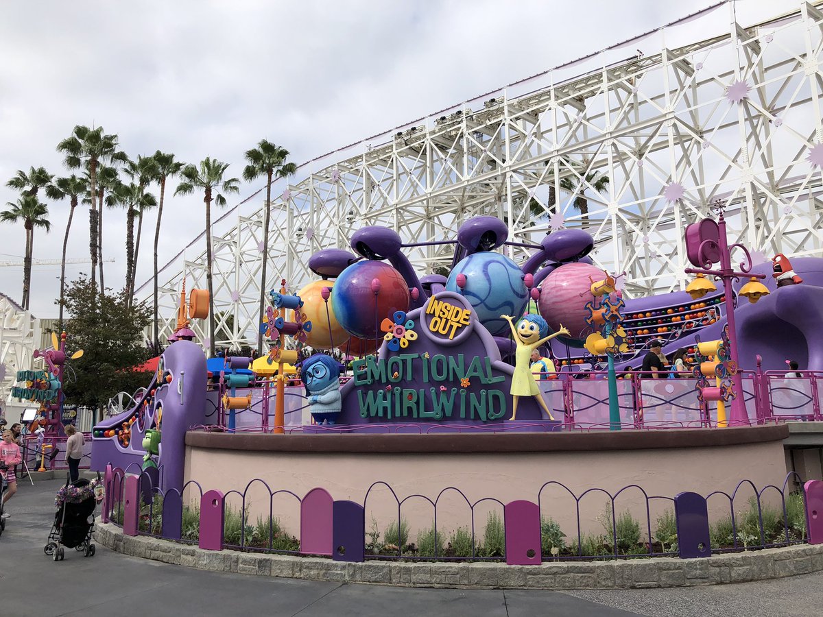 Inside Out Emotional Whirlwind Soft Opens at Disney California ...