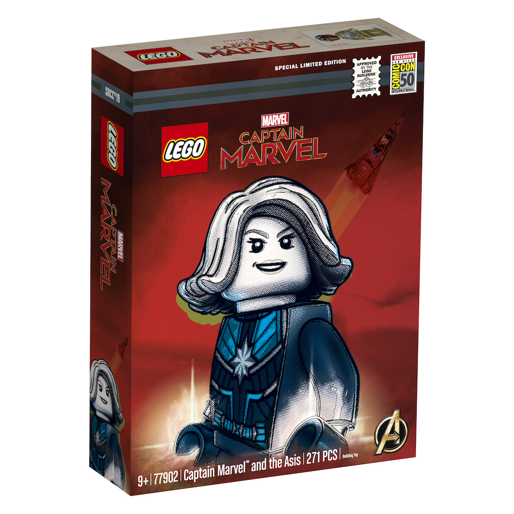LEGO Previews San Diego Comic Con Exclusive Captain Marvel and the Asis Set