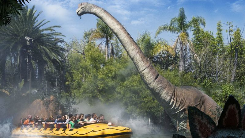 Extinct Attractions: Jurassic Park: The Ride - LaughingPlace.com