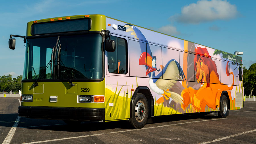 New Character Wraps Debut on Walt Disney World Buses