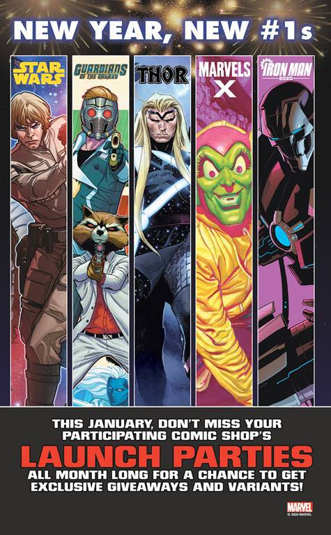 Marvel to Celebrate Launches of Five New Comic Titles with Launch ...