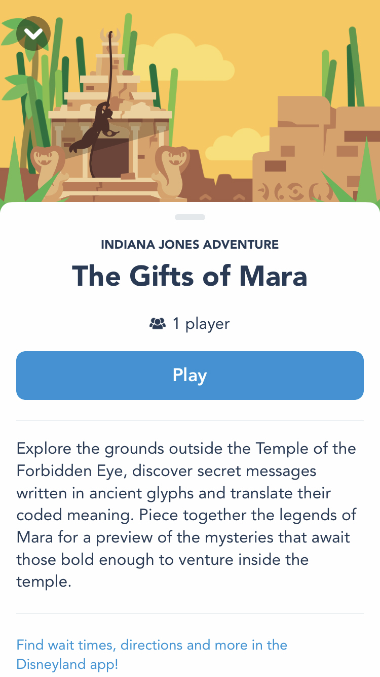 Experience Review: "Indiana Jones Adventure - The Gifts of Mara" at ...