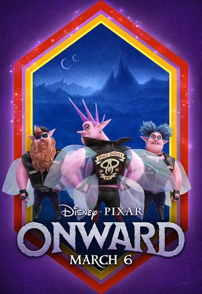 Disney•Pixar Reveals New Character Posters for "Onward"