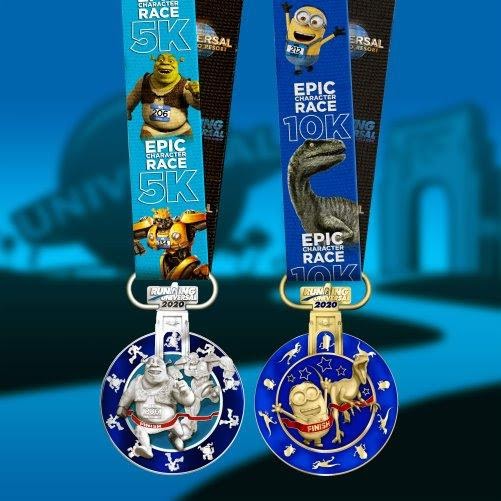 Running Universal Reveals Medal Designs for Epic Character Race 5K and ...