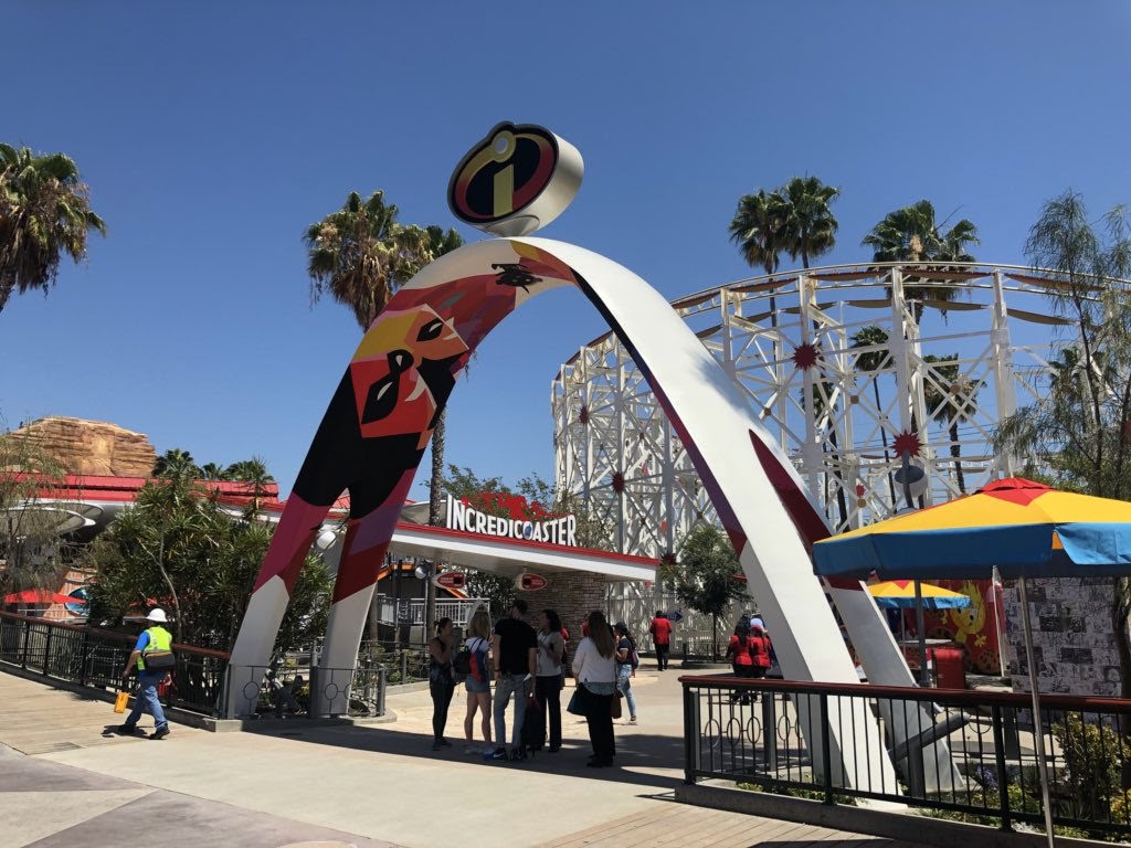 Moment of Disney Bliss: The Incredicoaster at Disney California ...