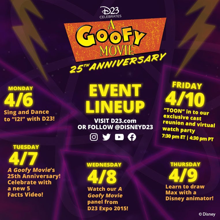 D23 Celebrates 25 Years of "A Goofy Movie" Cast Reunion, Virtual ...