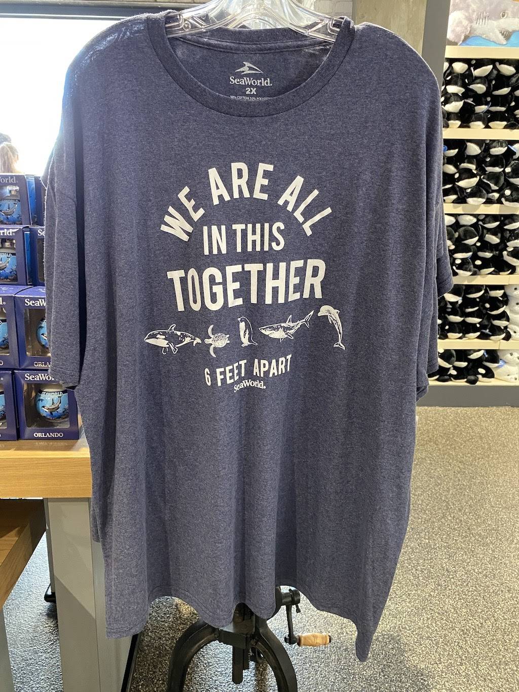 SeaWorld Orlando Debuts New Shirts as Park Reopens