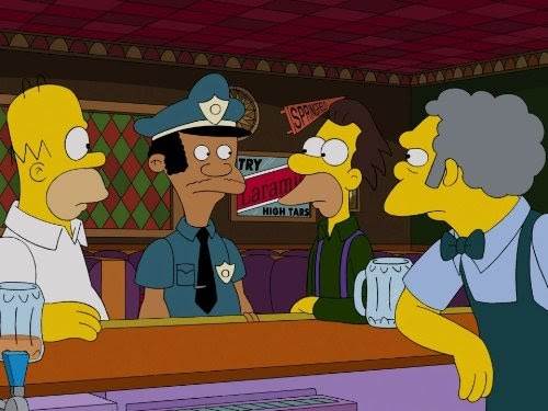 Color Bars Simpsons Characters