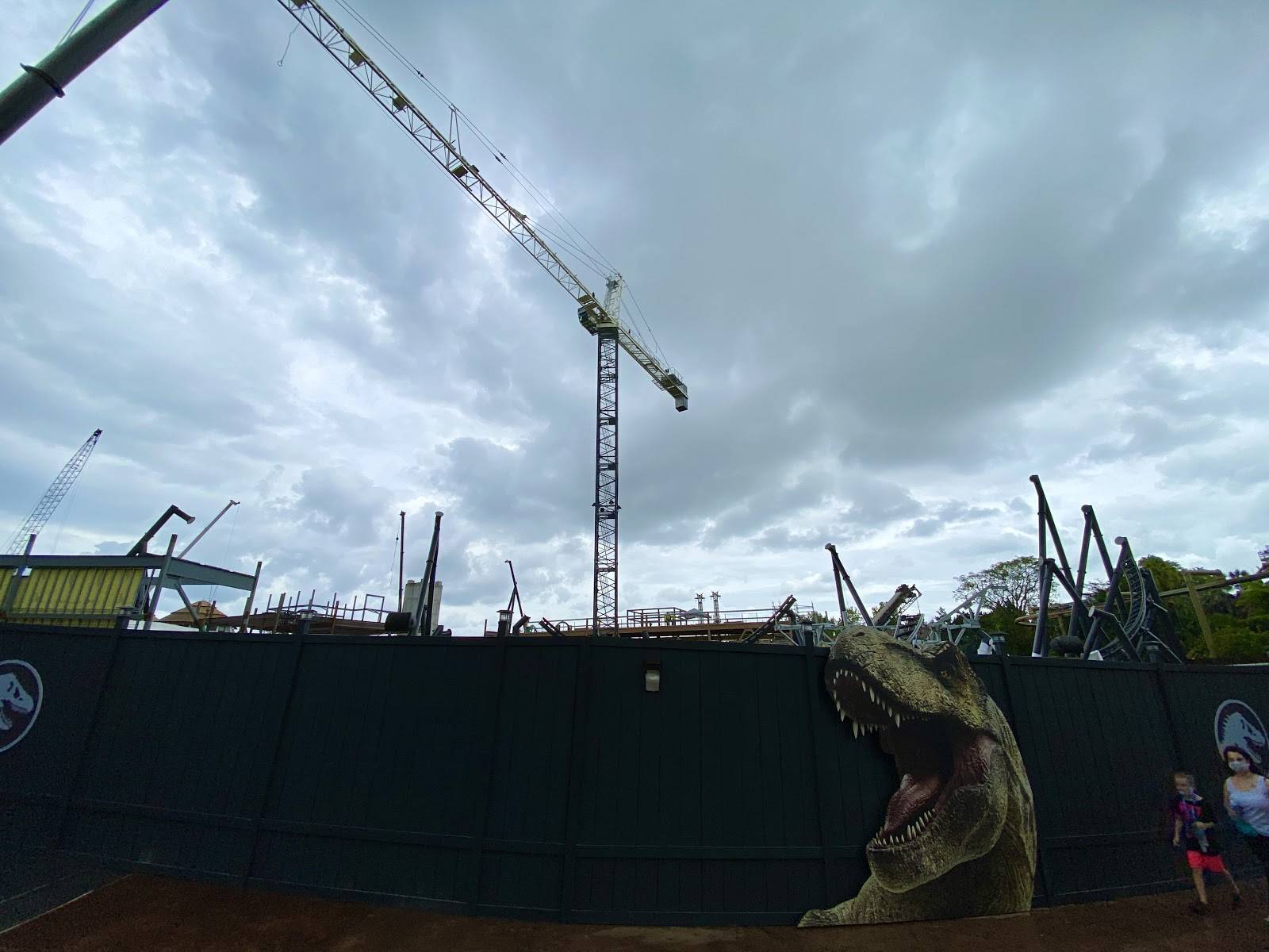 Construction Update: Jurassic Park Coaster at Universal Orlando Islands ...