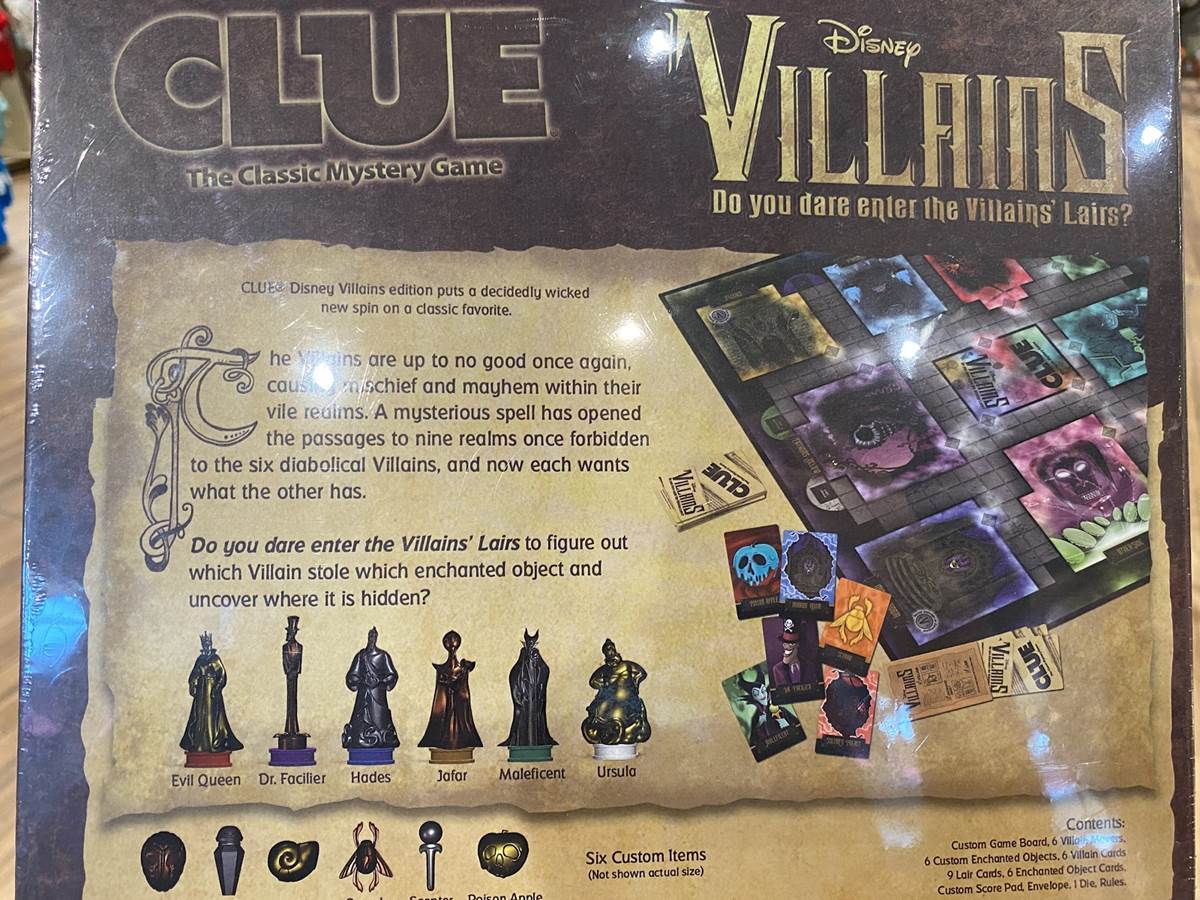 Disney Villains Clue Game Found at Disney Springs - LaughingPlace.com