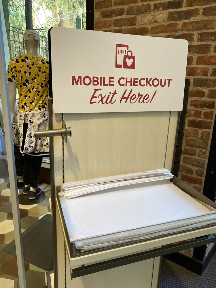 Merchandise Mobile Checkout Now Testing at Downtown Disney's World of ...