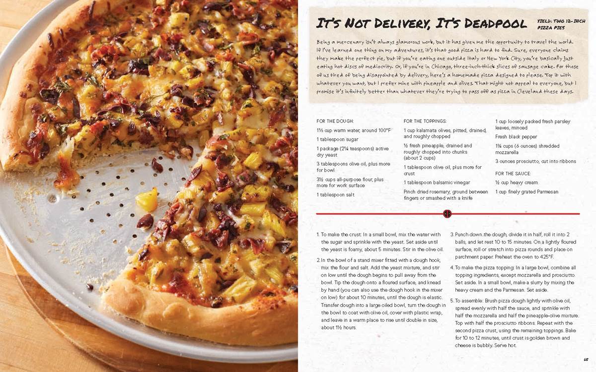 Two Exclusive Advance Recipes from the "Cooking with Deadpool" Marvel ...