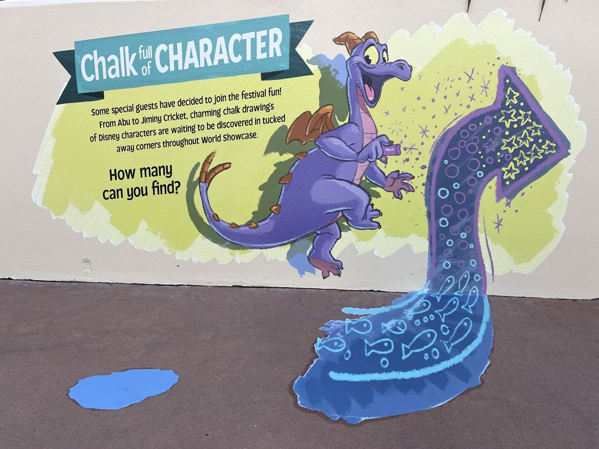 EPCOT's World Showcase is "Chalk Full of Characters" for Taste of EPCOT ...
