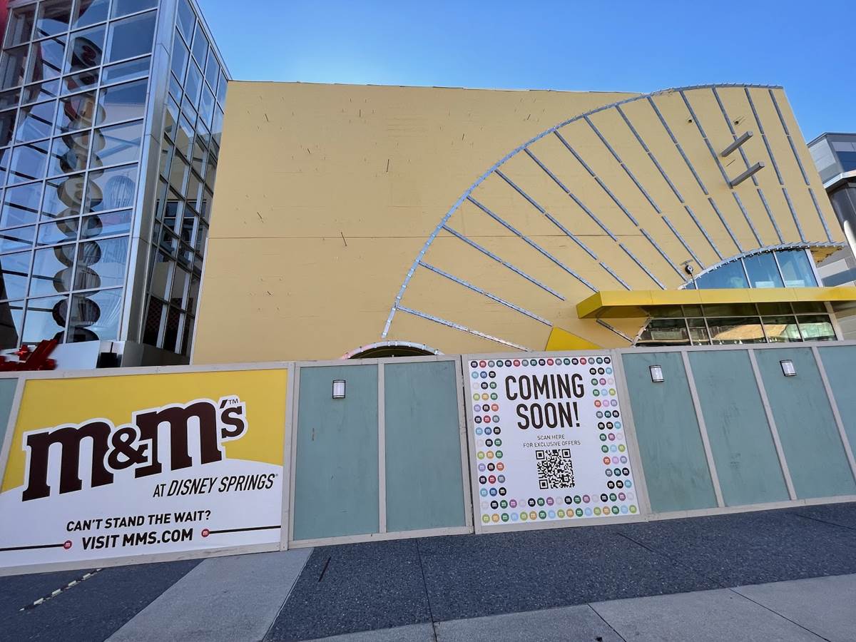 Work on M&Ms World at Disney Springs Continues - LaughingPlace.com
