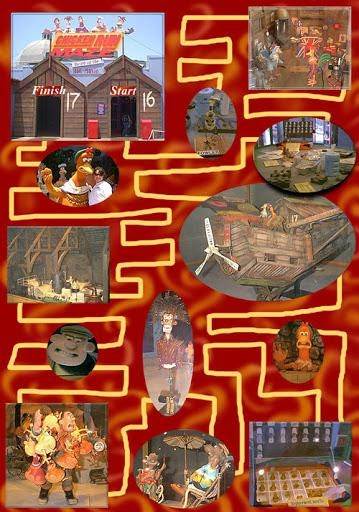 Extinct Attractions - Chicken Run Maze, The Mummy Returns: Chamber of ...