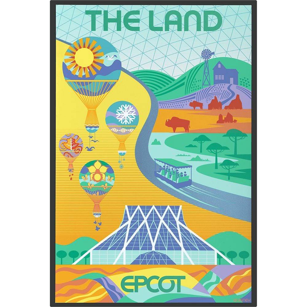 Limited Release Posters for EPCOT's The Land and The Living Seas ...