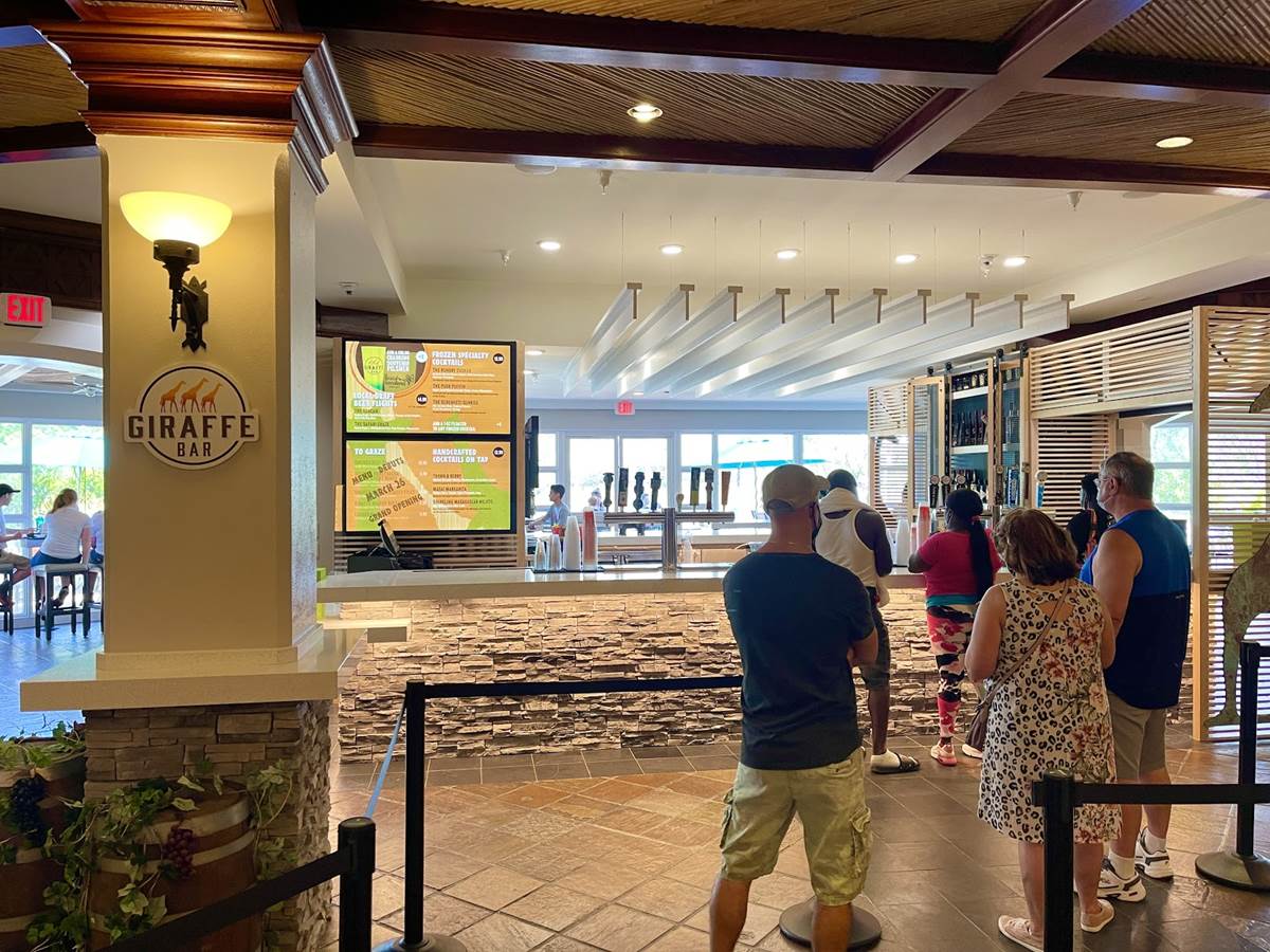 Photos - Take a Look at the New Giraffe Bar at Busch Gardens Tampa Bay ...