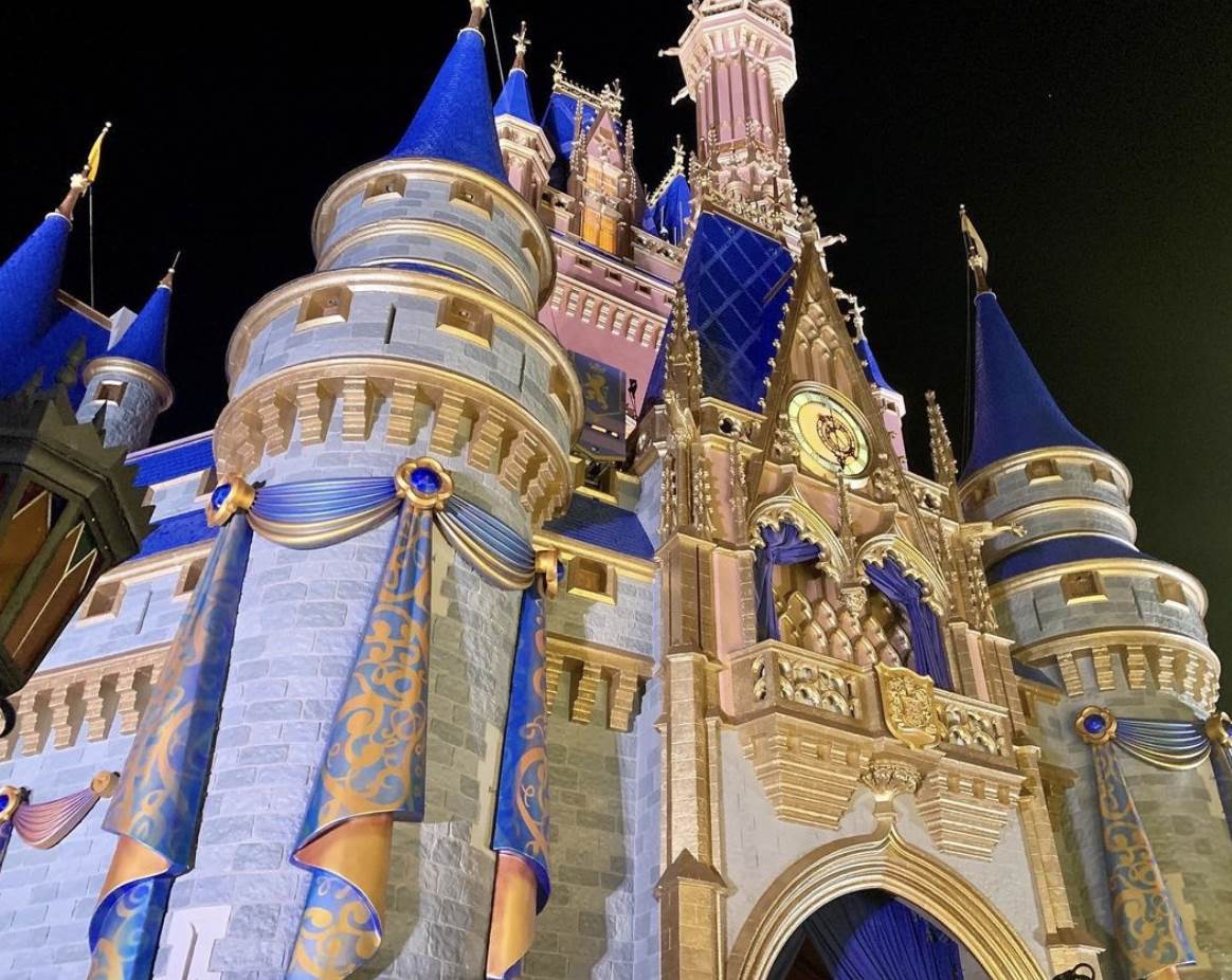 Cinderella Castle Continues Transformation for 50th as Final Draperies ...