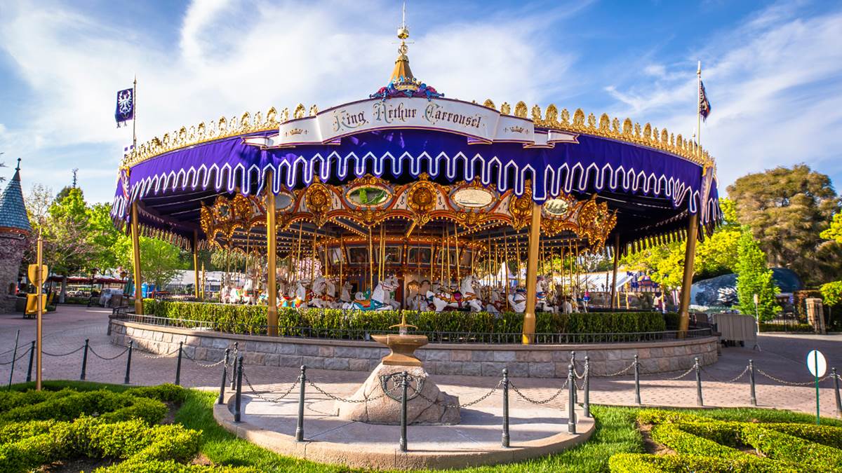 Disneyland Shows Off Refurbished King Arthur Carousel Ahead of Park's ...