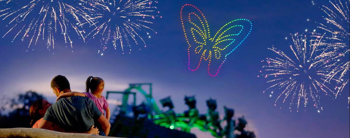 Dollywood Lights Up The Night This Summer With New Intel Drone Show ...