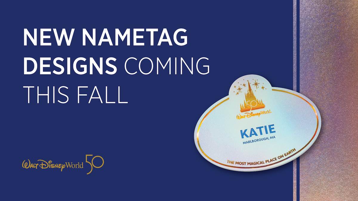 New Nametags Revealed for Walt Disney World Cast Members to Celebrate ...