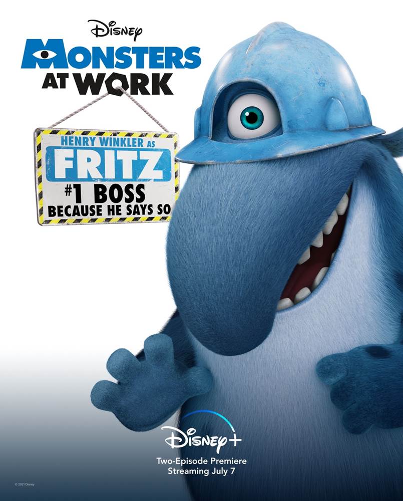 Character Posters Released for "Monsters at Work" - LaughingPlace.com