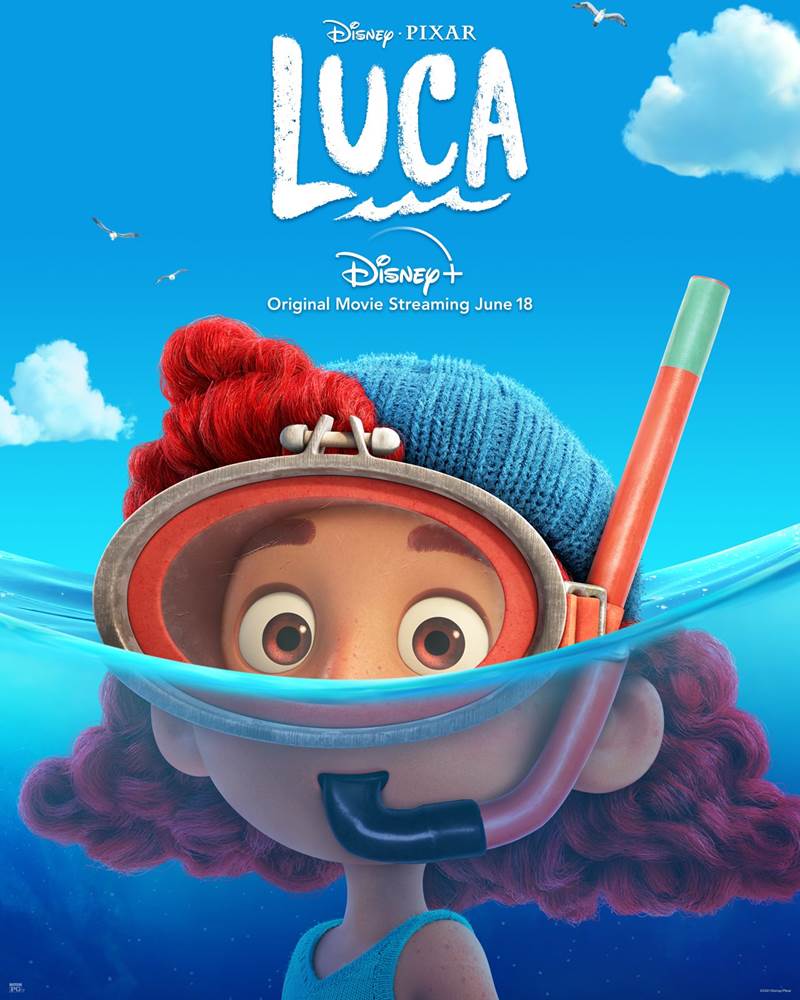 Disney+ Shares New Posters For Upcoming Pixar Film "Luca" - LaughingPlace.com