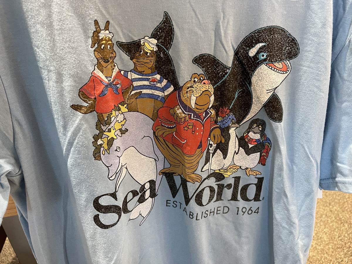 New Retro Merchandise Featuring Classic Characters Appears at SeaWorld ...
