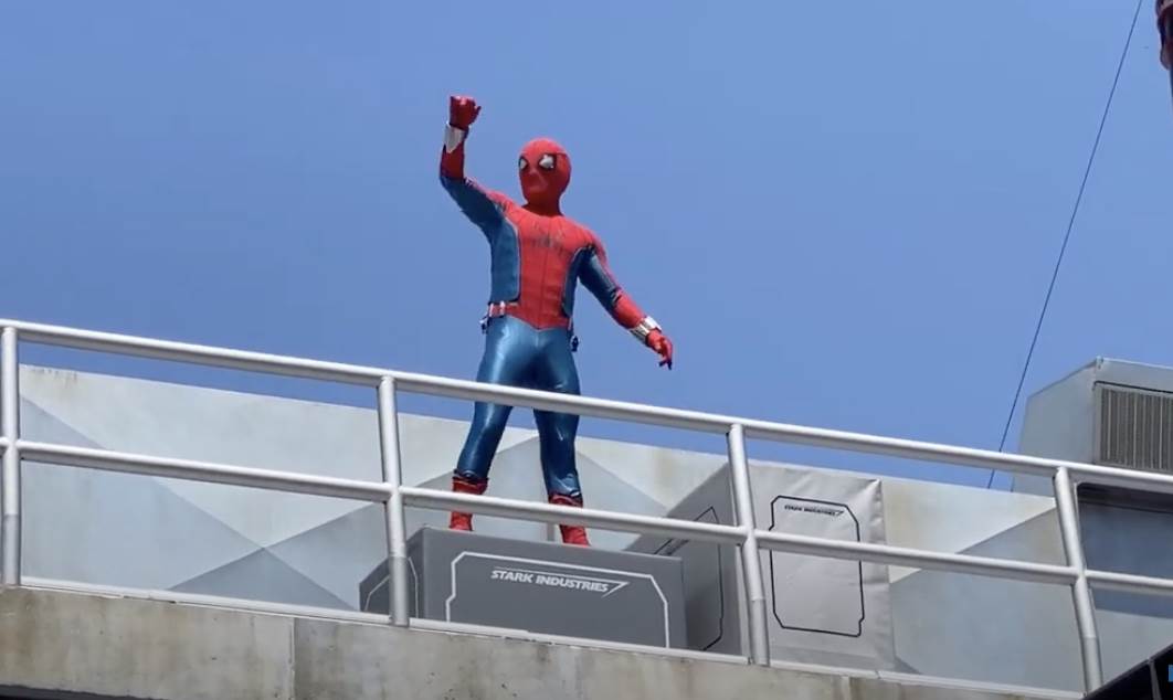 Video - Spider-Man Soars Through the Skies of Avengers Campus ...
