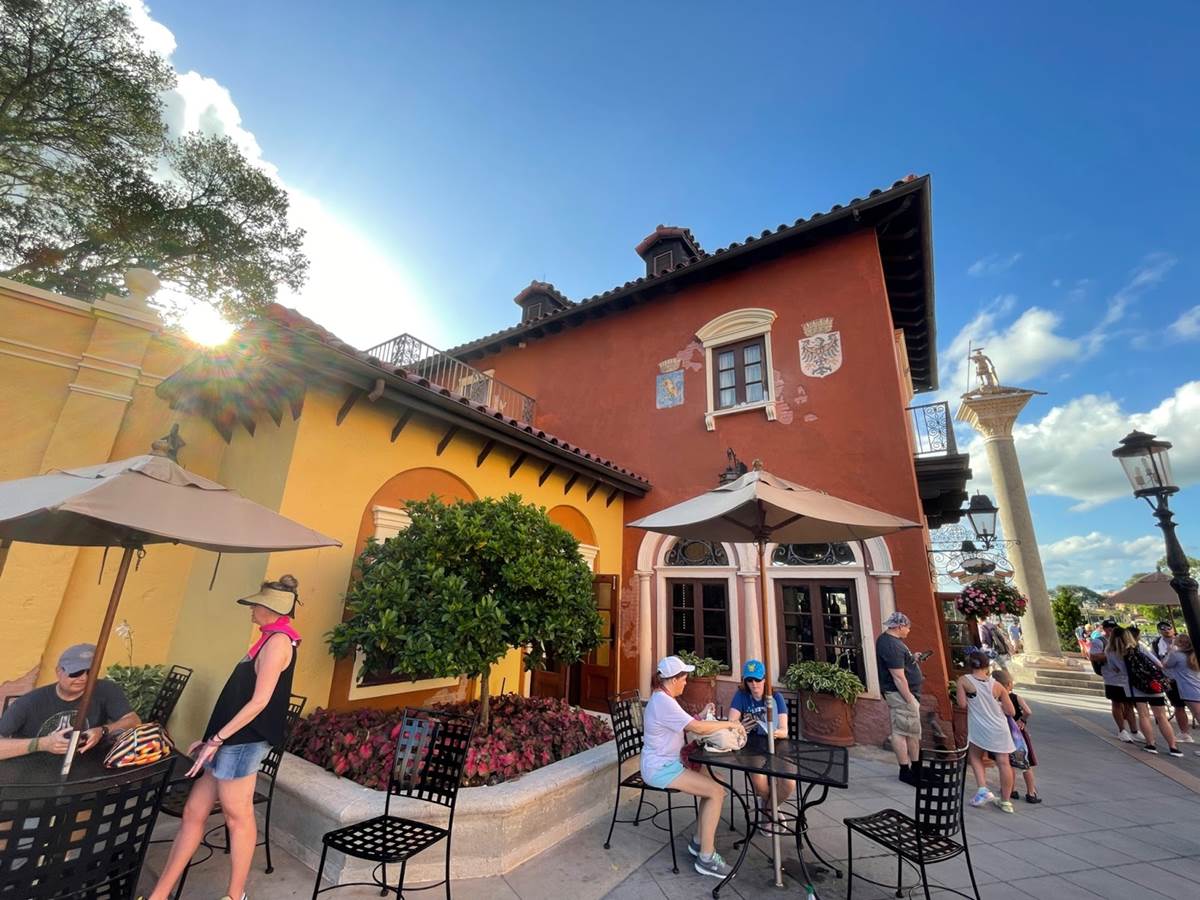 Italy Pavilion Paint Being Redone at EPCOT - LaughingPlace.com